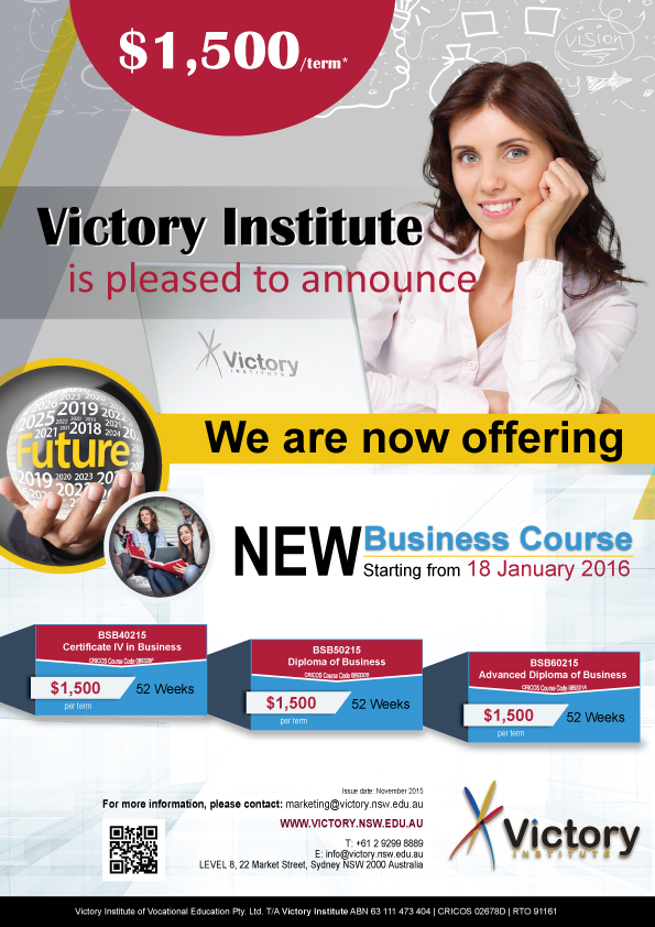 Business Courses – Victory Institute